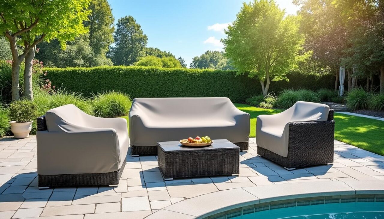 Housse Pour Salon De Jardin En Resine Tressee