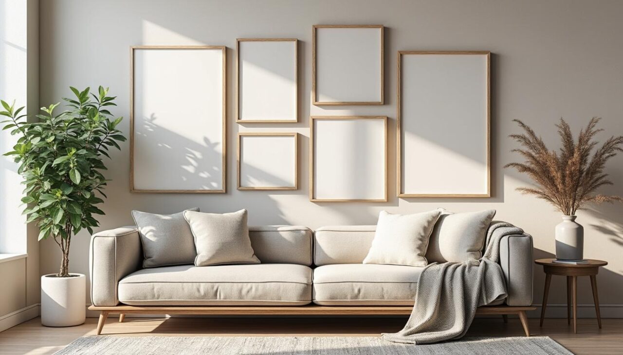 Disposez vos cadres avec style : 6 astuces pour un mur harmonieux