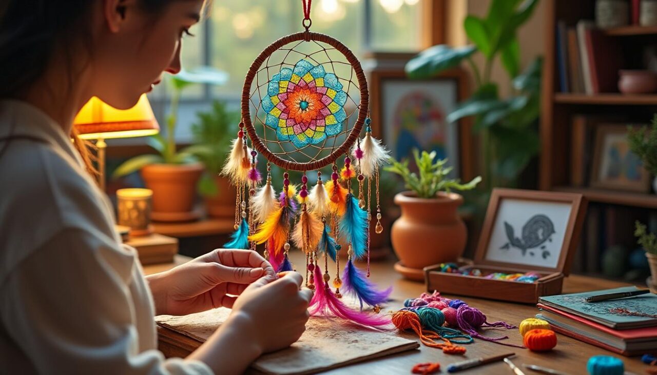 Fabriquez un attrape-rêves original à la maison