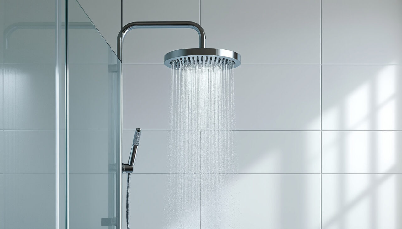 Douche éclatante : l’astuce simple pour un détartrage parfait